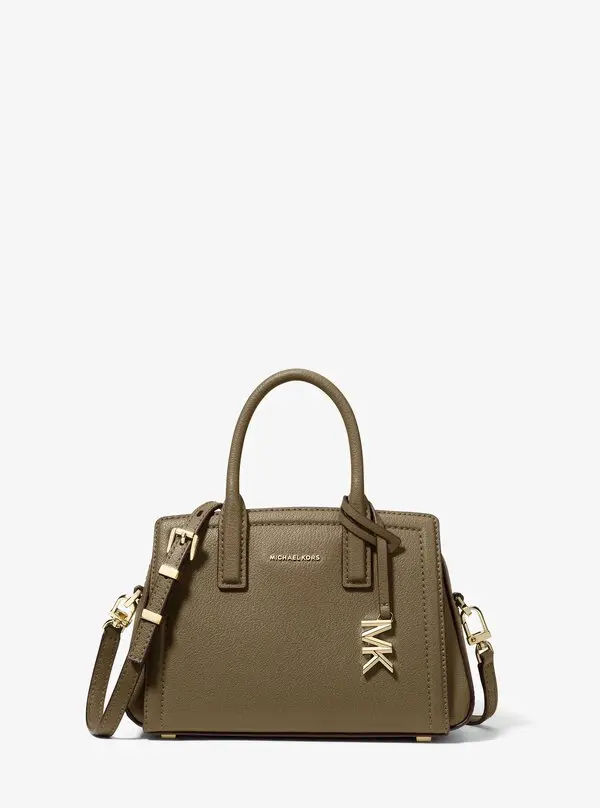 Michael Kors Laila Extra-small Leather Crossbody Bag - Green