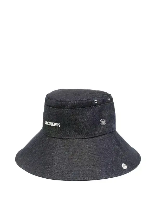 Jacquemus Logo Bucket Hat - Blue