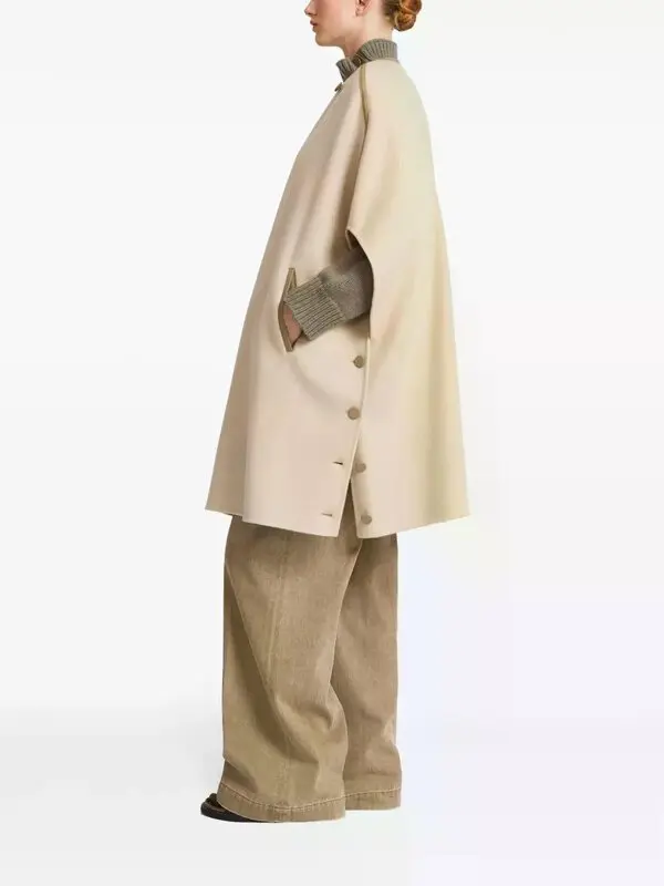 YVES SALOMON Cashmere-blend Cape