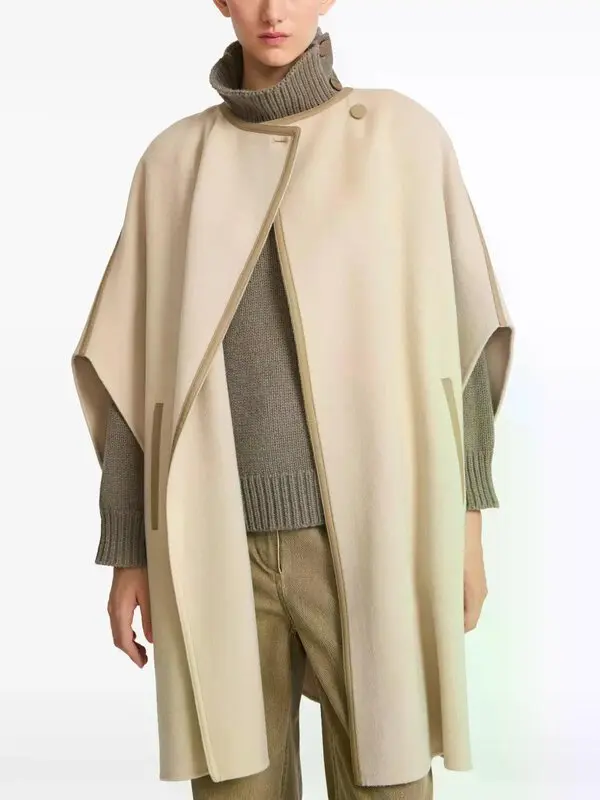 YVES SALOMON Cashmere-blend Cape