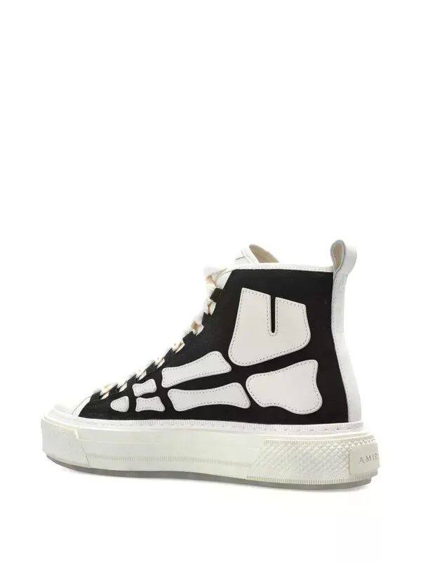 Amiri Skeleton Print High Top Sneakers