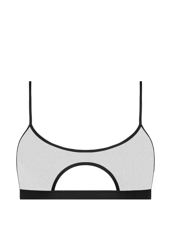 MAISON CLOSE Pure Tentation Bralette - Black