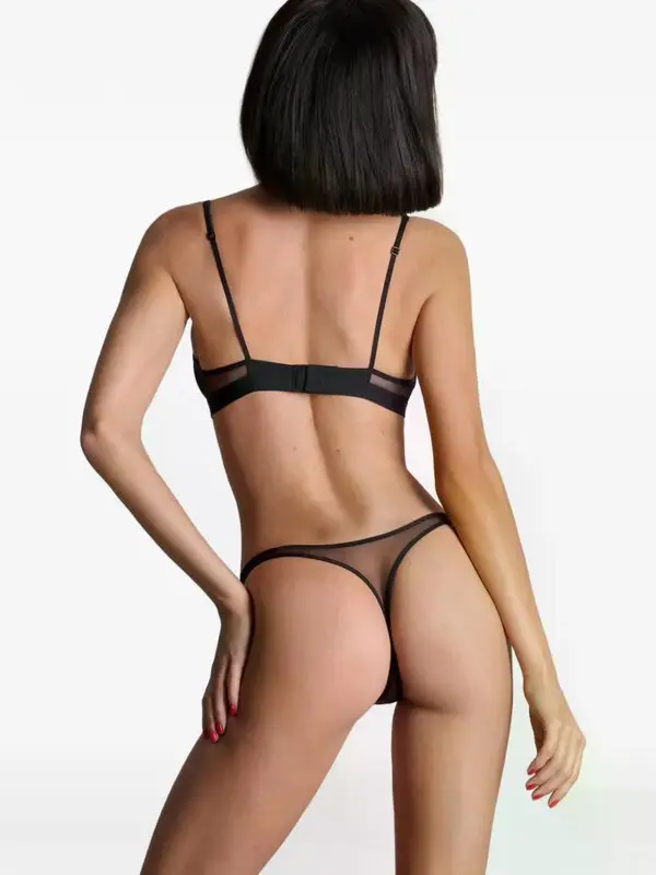 MAISON CLOSE Pure Tentation Bralette - Black