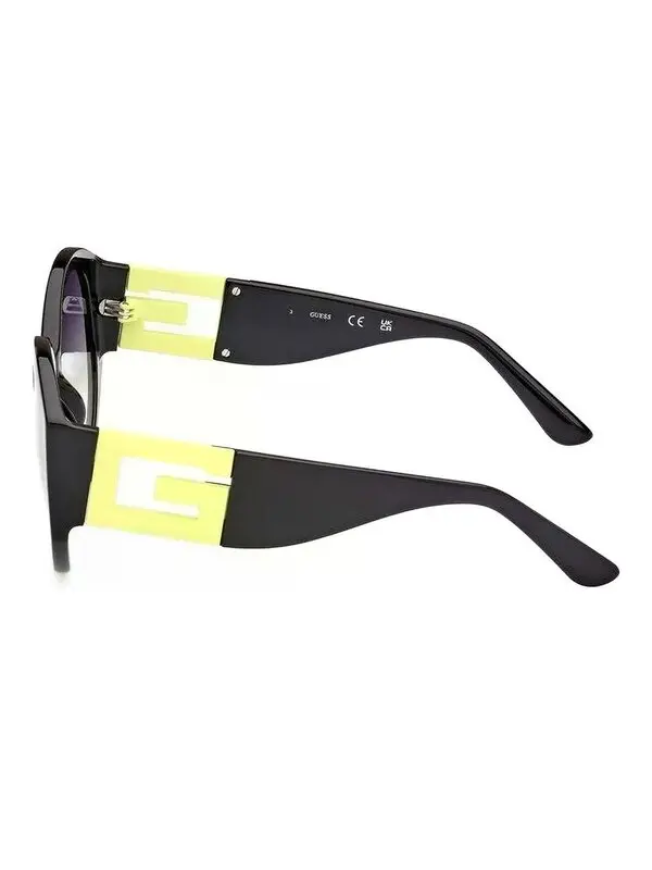 Guess Logo-detail Round Sunglasses
