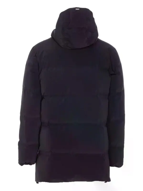 Herno Hooded Padded Coat - Black