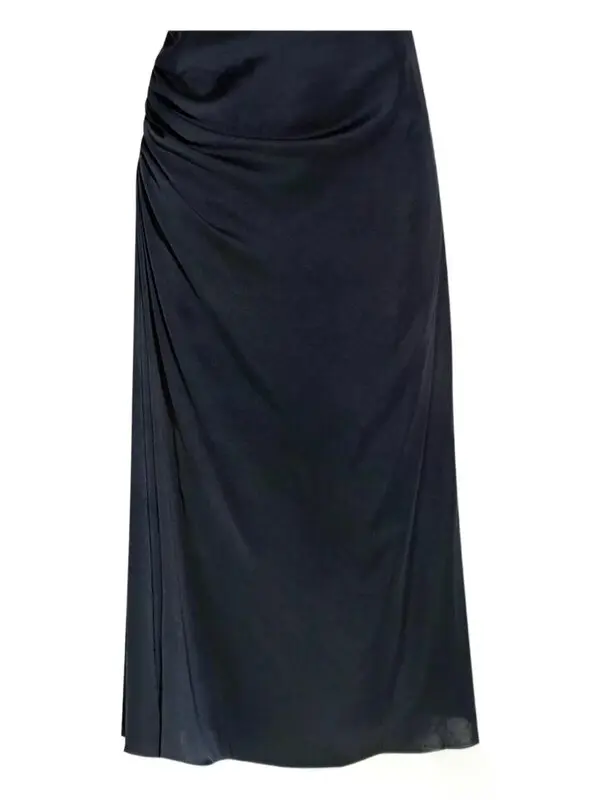 Theory Draped Midi Skirt