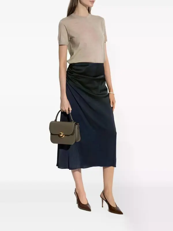 Theory Draped Midi Skirt