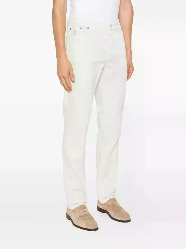 Brunello Cucinelli Straight-leg Jeans - Neutrals