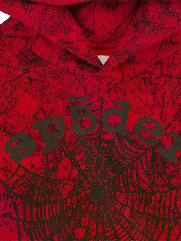 SP5DER Spiderweb-print Hoodie