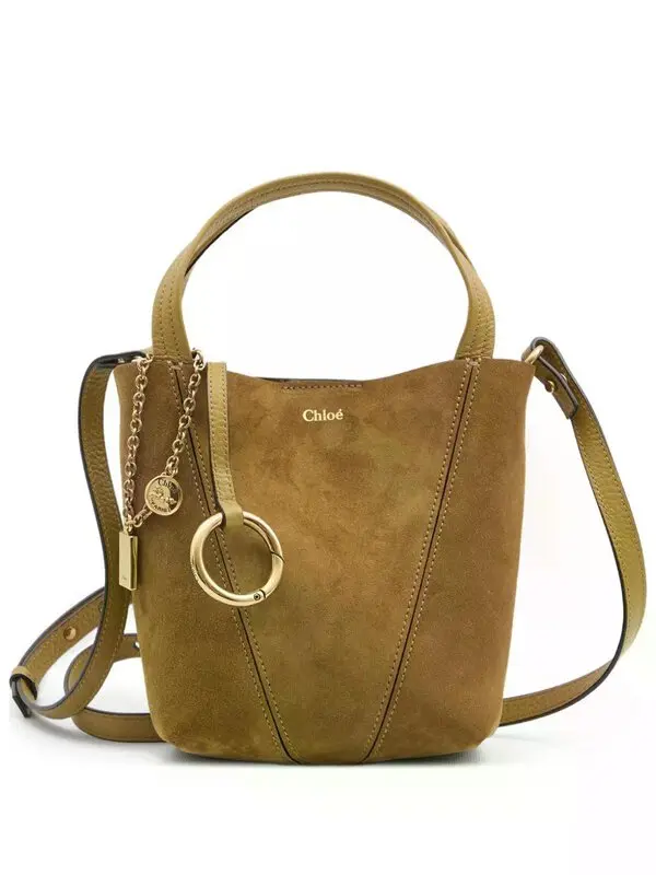 Chloé Small Spin Suede Leather Tote Bag