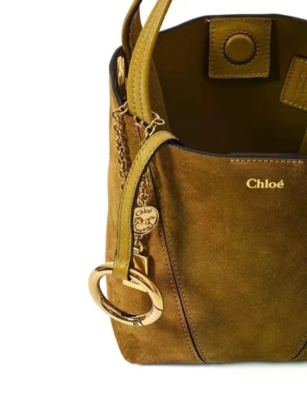 Chloé Small Spin Suede Leather Tote Bag
