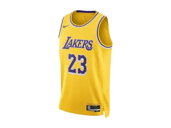 Nike X Nba Los Angeles Lakers Lebron James Icon Edition Swingman Jersey - Gold