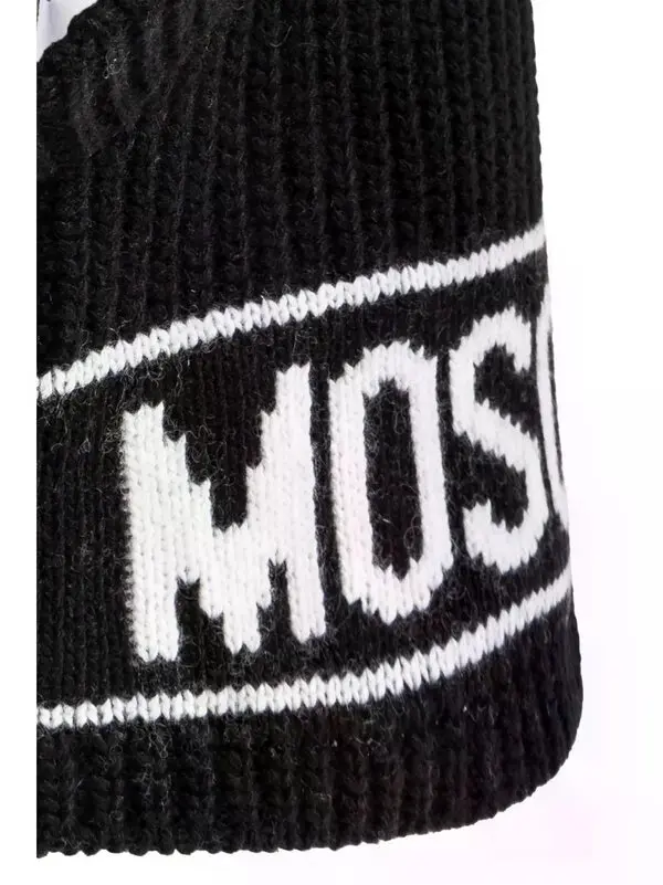 Moschino Logo-intarsia Knit Balaclava