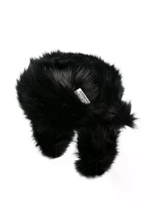 Ruslan Baginskiy Faux-fur Ear Hat - Black