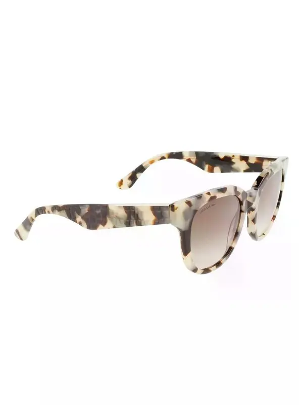 Lacoste Tortoiseshell Round Frame Sunglasses