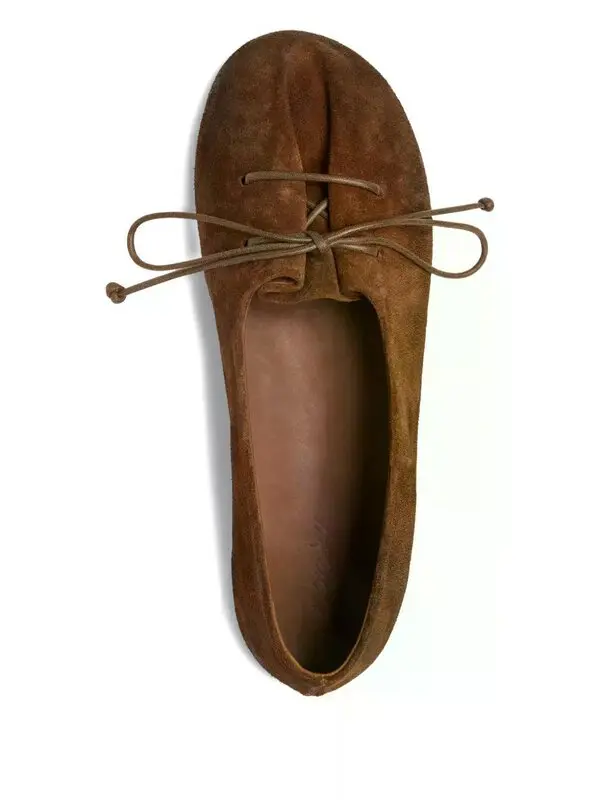 Marsèll Girella Suede Ballet Flats - Brown