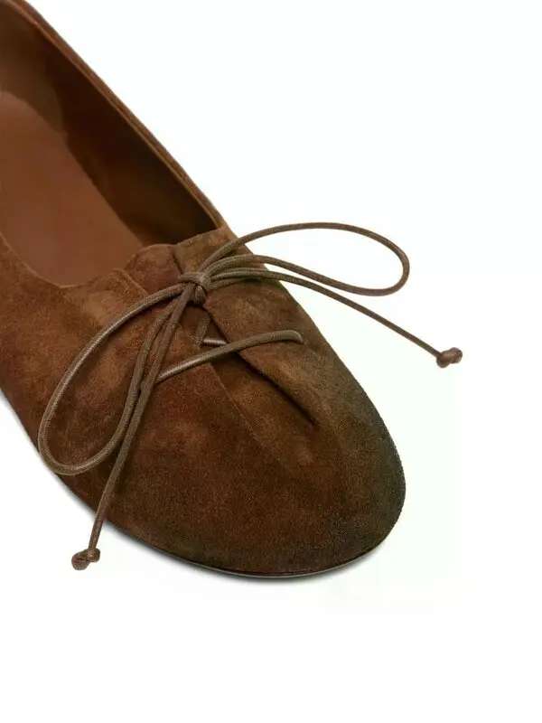 Marsèll Girella Suede Ballet Flats - Brown