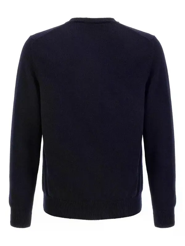 ZANONE Wool Crewneck Sweater - Blue