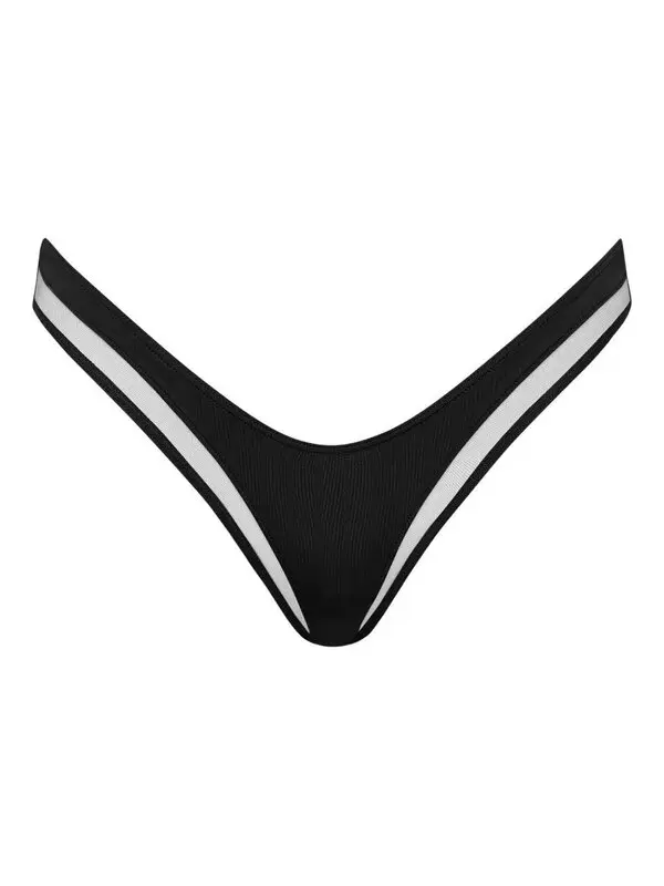 MAISON CLOSE Pure Tentation High-cut Thong - Black