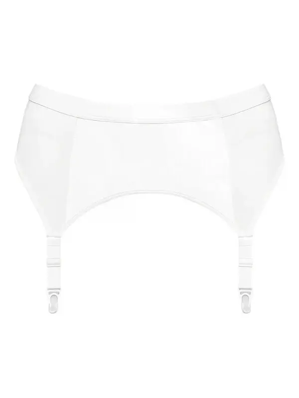 MAISON CLOSE Garter Belt - White