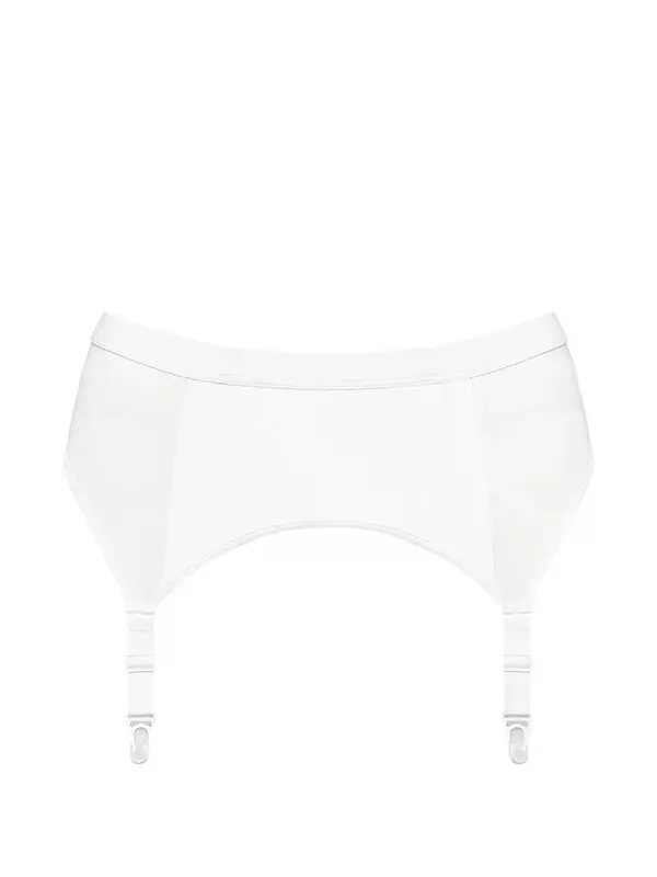 MAISON CLOSE Garter Belt - White