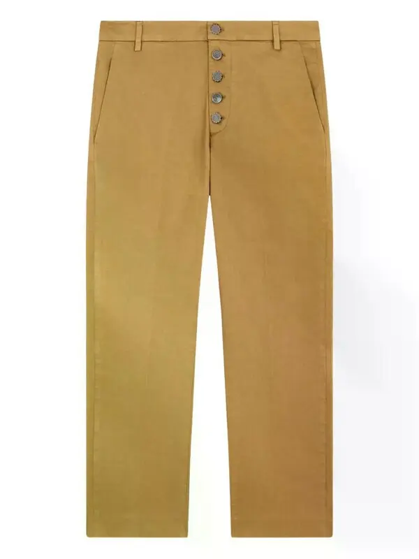 DONDUP Button-fastening Trousers - Brown