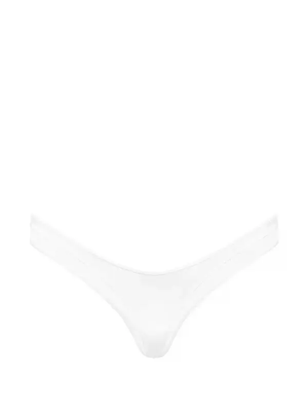 MAISON CLOSE Pure Tentation High-cut Thong - White