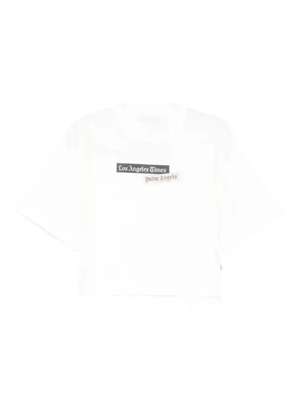 Palm Angels Logo-print T-shirt - White