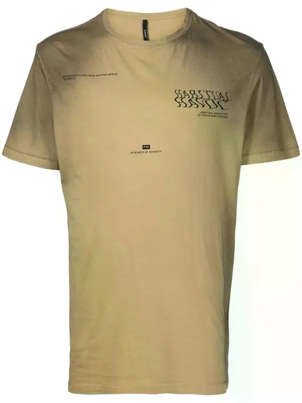 ISO.POETISM Slogan-print Short-sleeve T-shirt