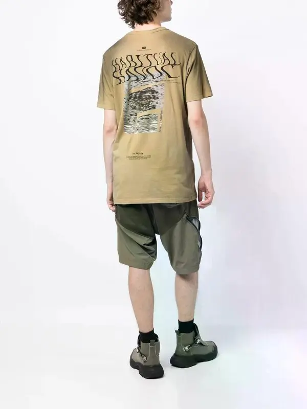 ISO.POETISM Slogan-print Short-sleeve T-shirt