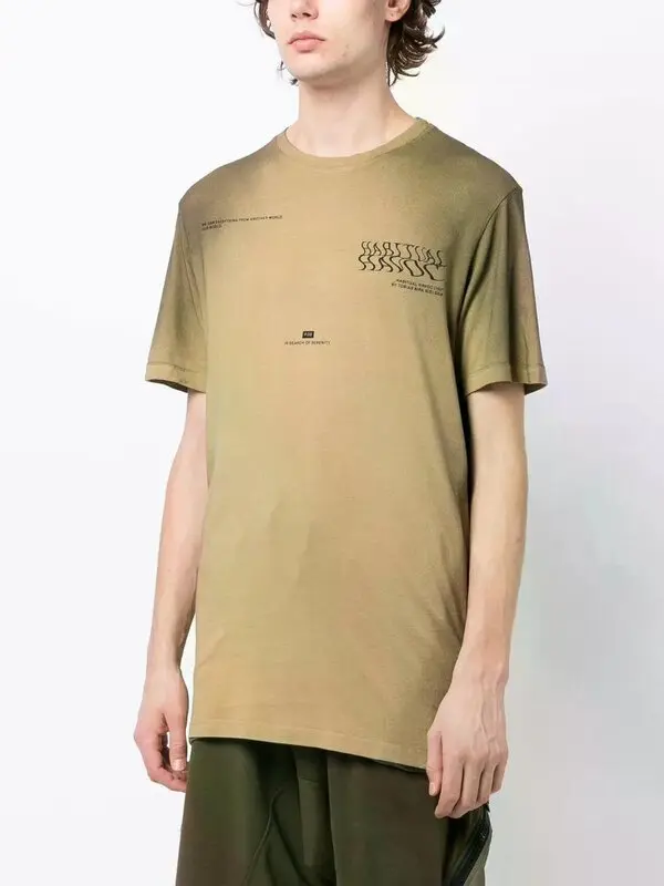 ISO.POETISM Slogan-print Short-sleeve T-shirt