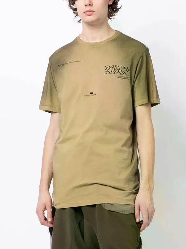 ISO.POETISM Slogan-print Short-sleeve T-shirt