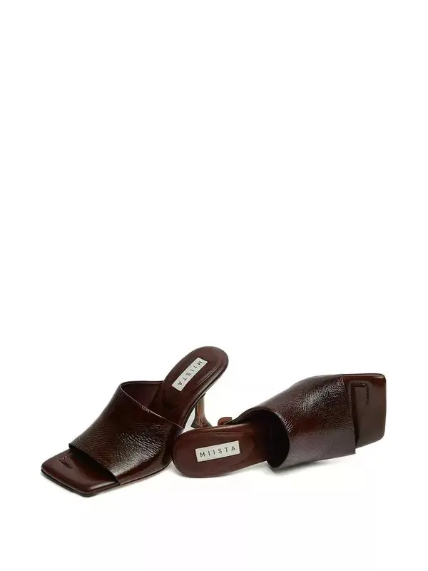 MIISTA 90mm Miri Square-toe Sandals