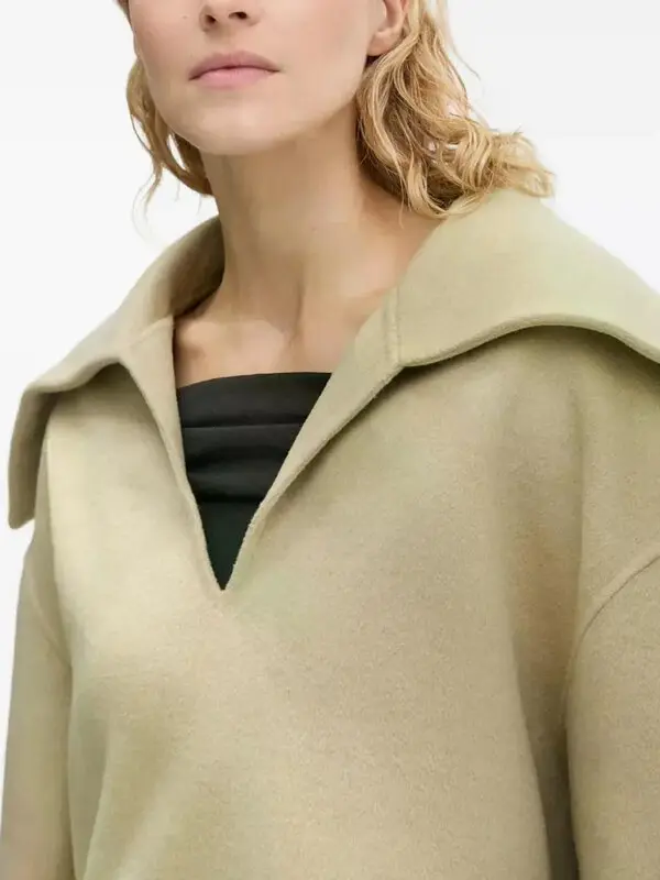 Nanushka Oversized-collar Top