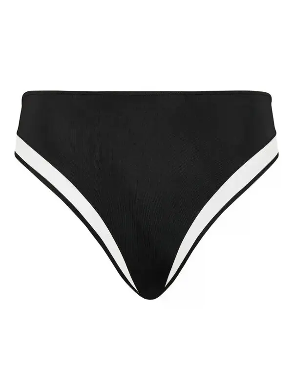 MAISON CLOSE Pure Tentation Open High-waisted Briefs - Black