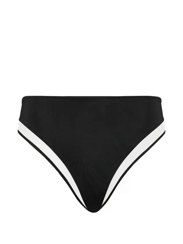 MAISON CLOSE Pure Tentation Open High-waisted Briefs - Black