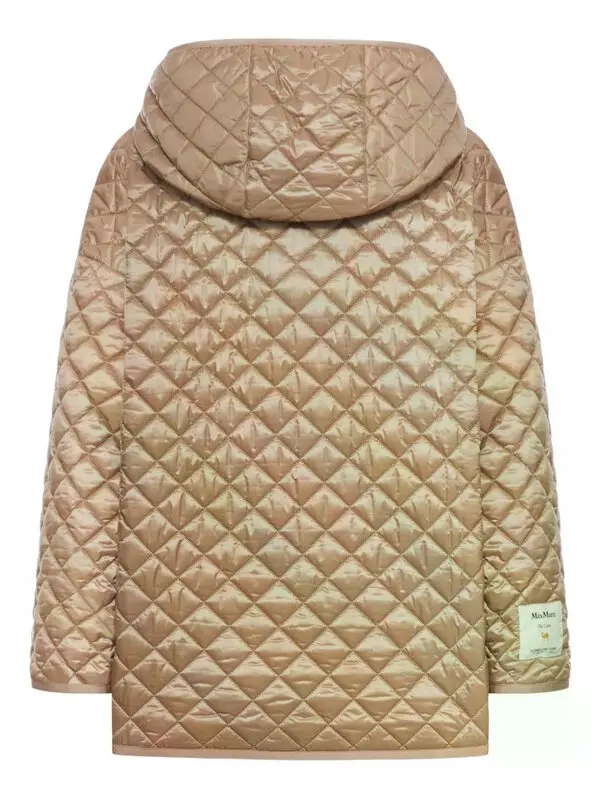 Max Mara Quilted Hooded Jacket - Neutrals