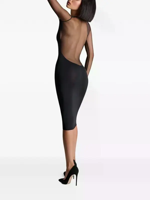 MAISON CLOSE Pure Tentation Long-sleeve Midi Dress