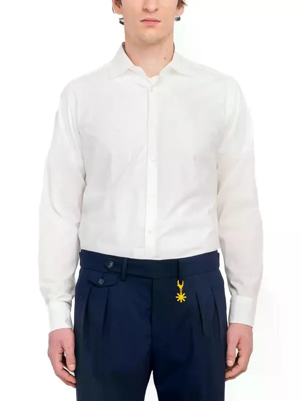 MANUEL RITZ Long-sleeve Button-fastening Shirt