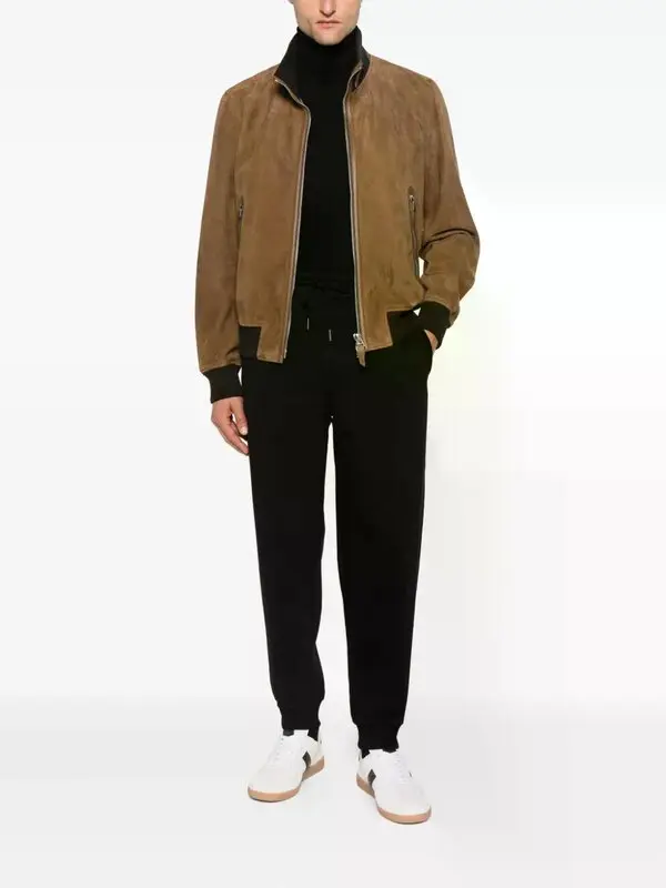 TOM FORD Cotton Track Pants - Black