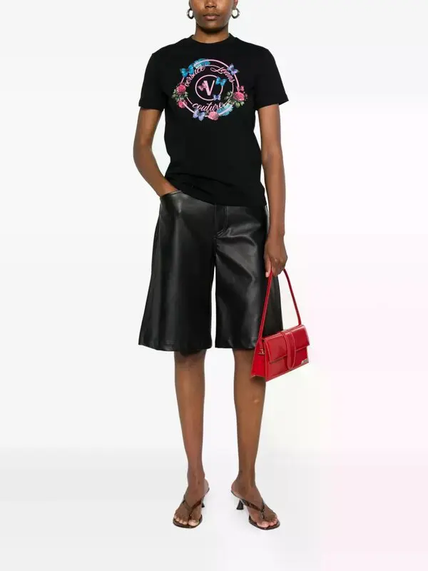 Versace Logo-print T-shirt - Black