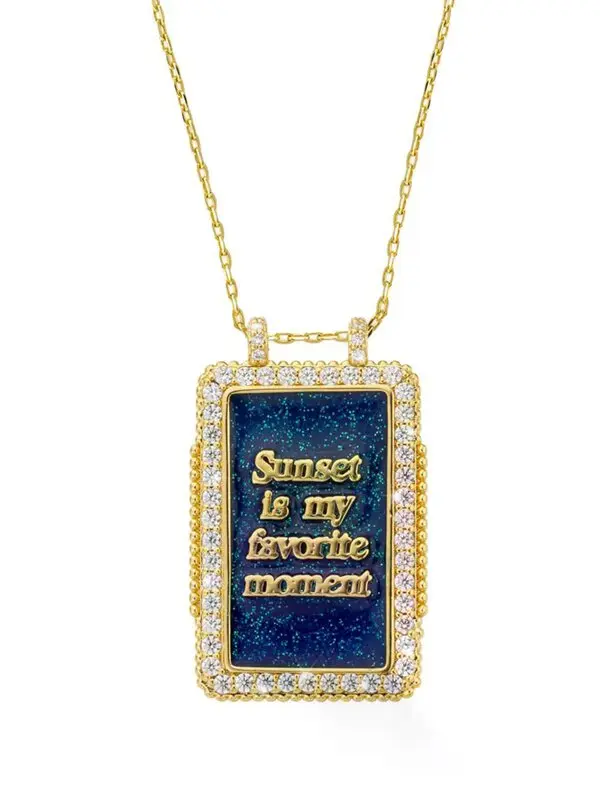 MYA BAY Sunset Twice Boheme Double-face Necklaces - Gold