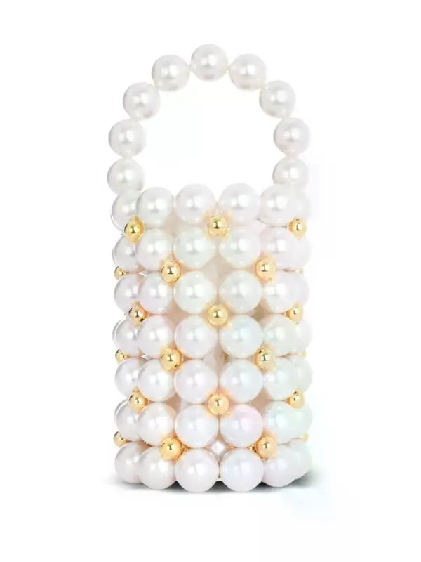 VANINA Le Comino Pearl Beaded Bag