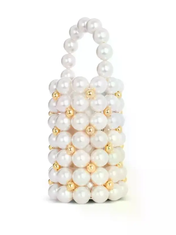 VANINA Le Comino Pearl Beaded Bag