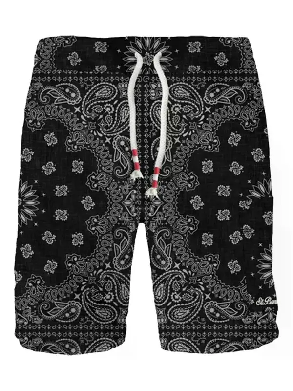 MC2 SAINT BARTH Paisley-print Drawstring Shorts