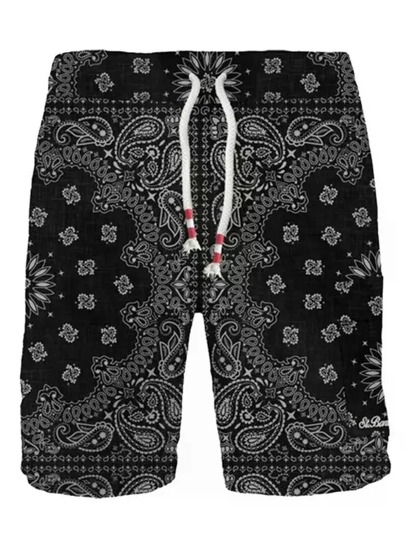 MC2 SAINT BARTH Paisley-print Drawstring Shorts