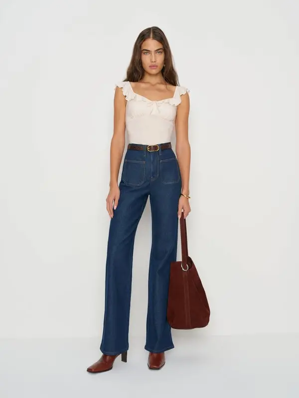 REFORMATION Lemmy Knit Top