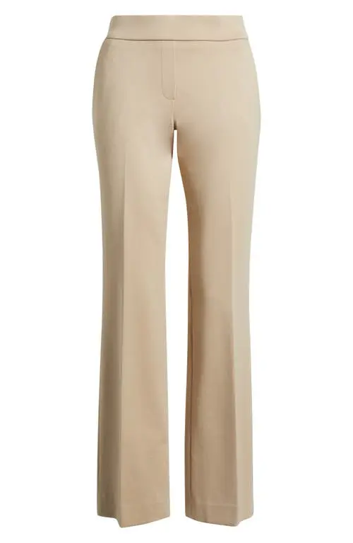 Anne Klein High-waist Pull-on Straight-leg Pants