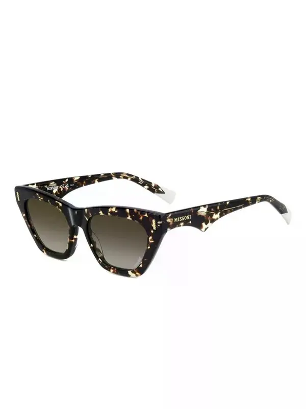 Missoni Tortoiseshell Cat-Eye Sunglasses with Dark Brown Lenses Missoni M171 S 259 – Vintage Frames Company main image 4