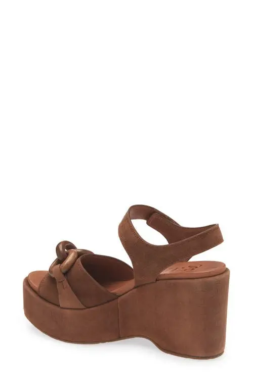 PEDRO GARCIA Lady Ankle Strap Platform Wedge Sandal
